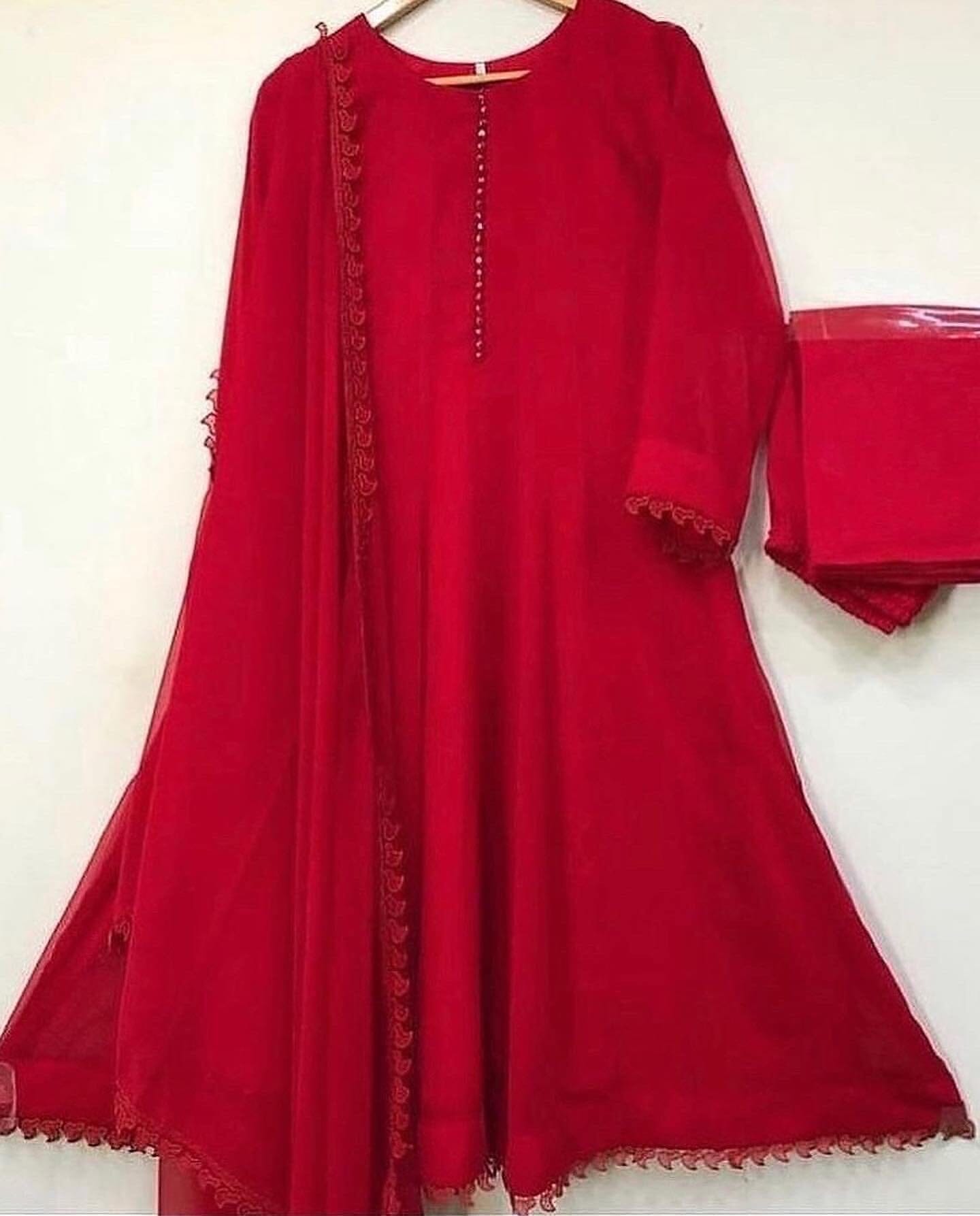 Frock plain – Ayesha.B